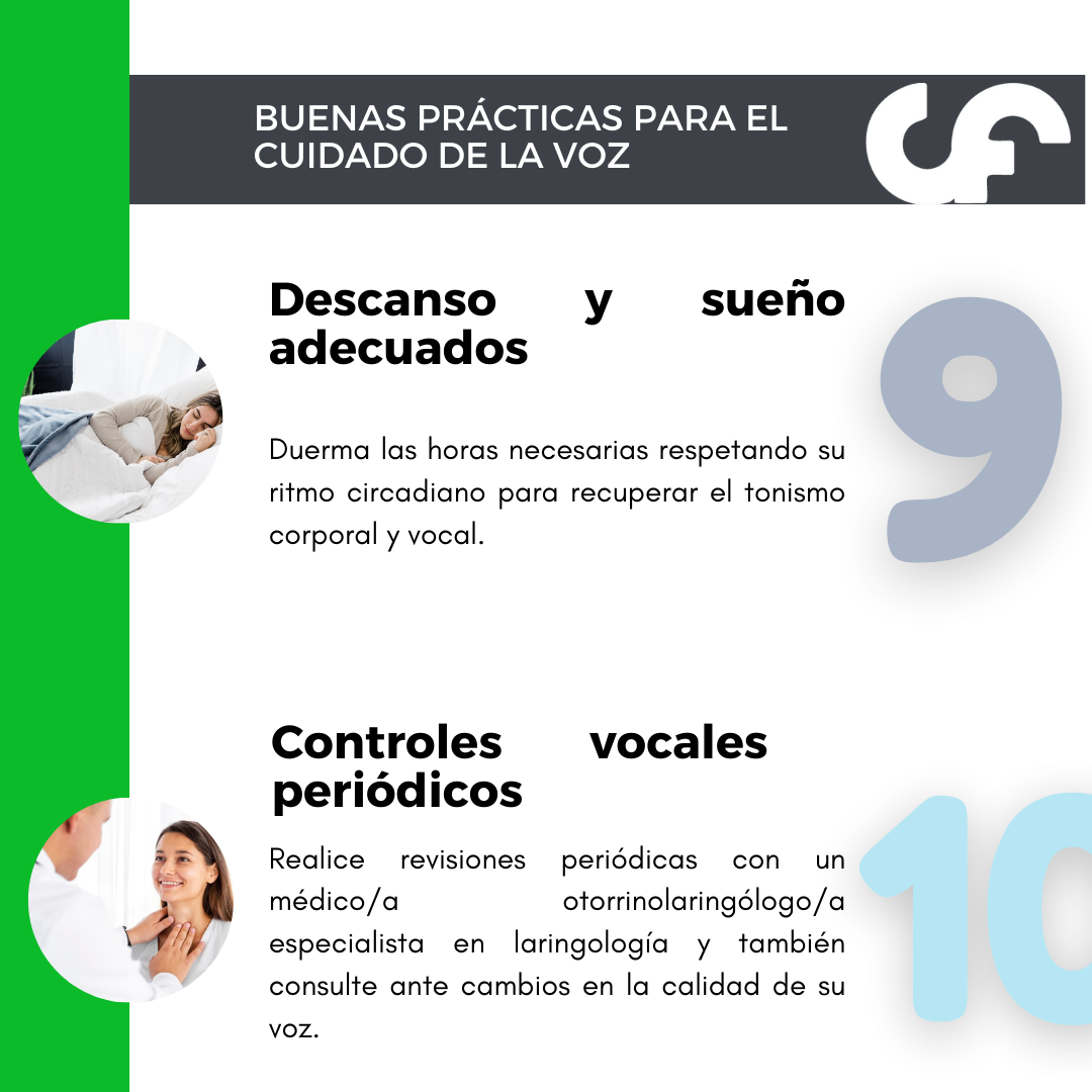 Guía de buenas prácticas para el cuidado de la voz – Colegio de ...